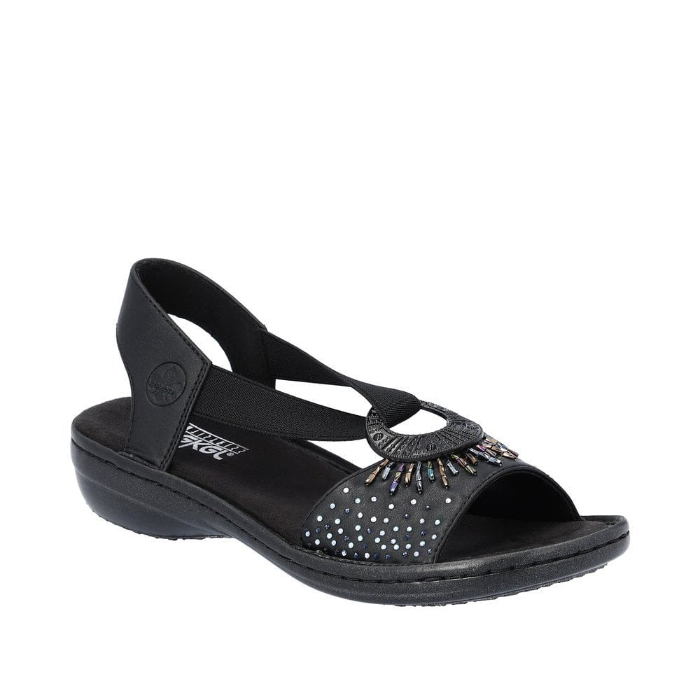 RIEKER 60880 | EASY ON ELASTIC SUMMER SANDAL | DANFORM SHOES ...