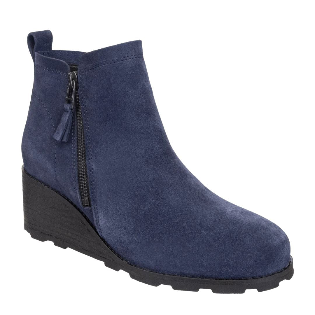 OTBT STORY WEDGE ANKLE BOOT | EDGY ELEGANT SUEDE BOOTIE | DANFORM SHOES ...