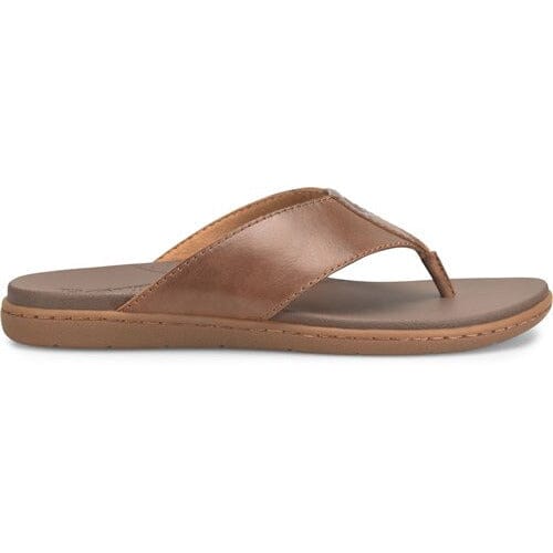 BORN GAVIN | CUSHIONED LEATHER FLIP FLOP SANDAL | DANFORM SHOES ...