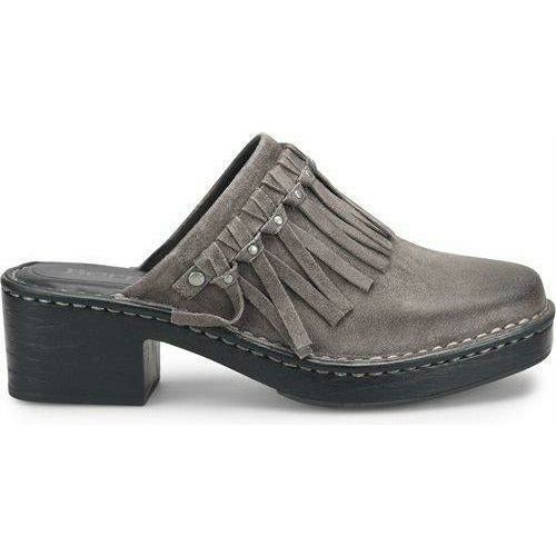 BORN HARMONY | FRINGED LEATHER CLOG | DANFORM SHOES — danformshoesvt